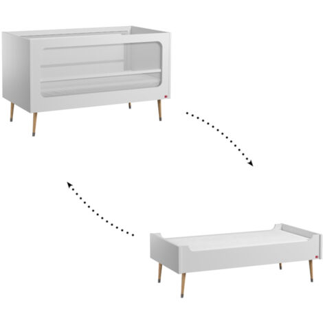 Lit bébé évolutif Vox Bosque Blanc