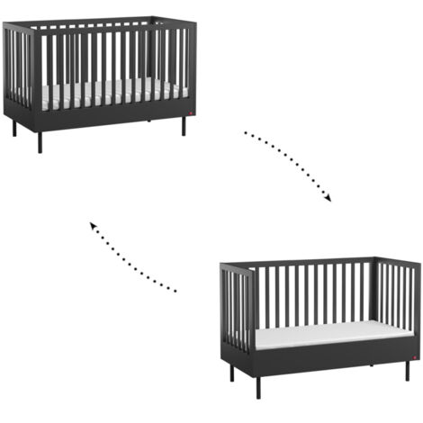 Lit bébé évolutif Vox Cute Noir