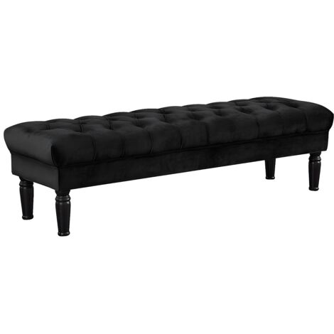 Banc RINALDO - Velours noir