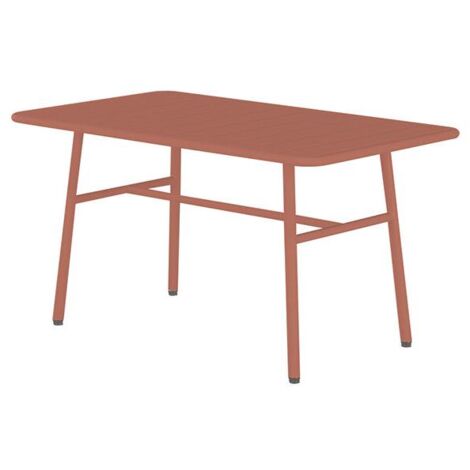 Table basse de jardin en métal - Terracotta - MIRMANDE de MYLIA