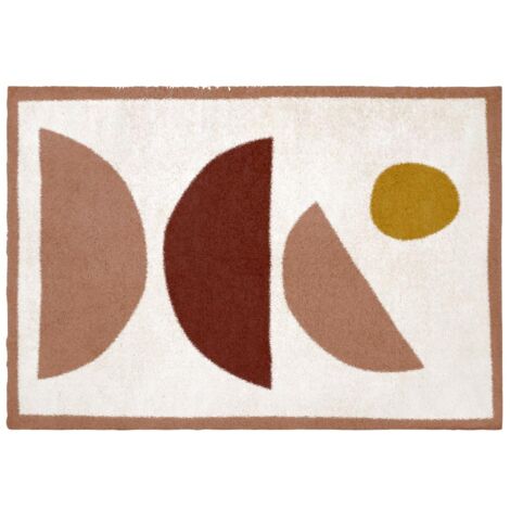 Alfombra design shaggy con motivos abstractos - 160 x 230 cm ...