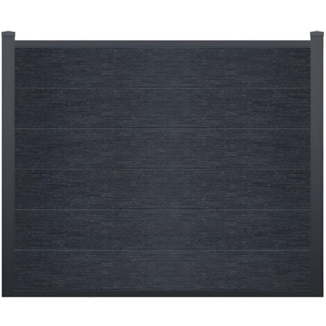 Valla para clavar en el suelo Alt.156 cm - kit 6 láminas composite + 2 ...