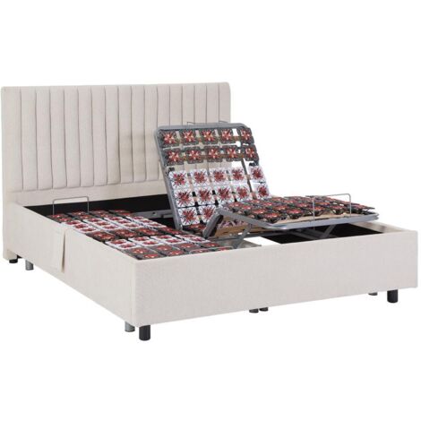Cama articulada multiterminales + colchón de muelles ensacados y ...