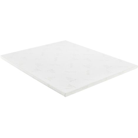 Topper Luxe memory foam 140 x 190 cm - ALOE VERA di NATUREA
