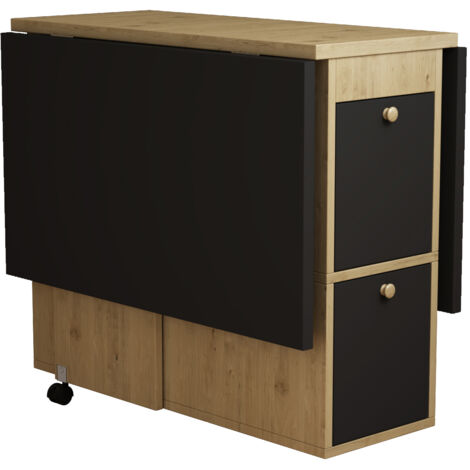 Ensemble table et chaises, 1 table à manger 120 x 80 x 75 cm + 4 ...