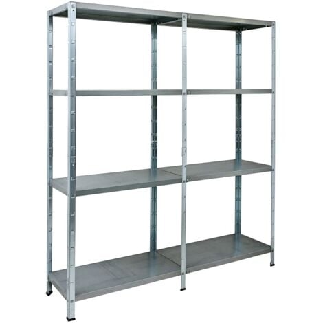 SCHULTE Regalwelt Rayonnage emboîtable avec 2 x 4 tablettes PowerMAX ...