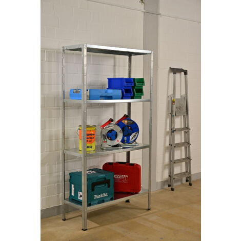 SCHULTE Regalwelt Rayonnage emboîtable avec 4 tablettes PowerMAX ...