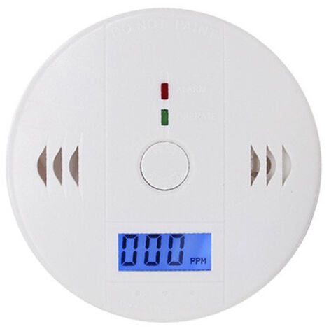 Carbon Monoxide Detector, Carbon Monoxide Alarm, CO Detector with LCD ...