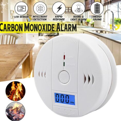 Carbon Monoxide Detector, Carbon Monoxide Alarm, CO Detector with LCD ...