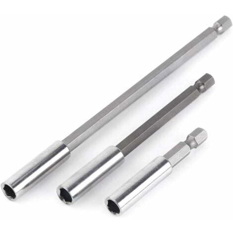 Magnetic Bit Holder Screwdriver Extension Hex Shank 60mm 100mm 150mm ...