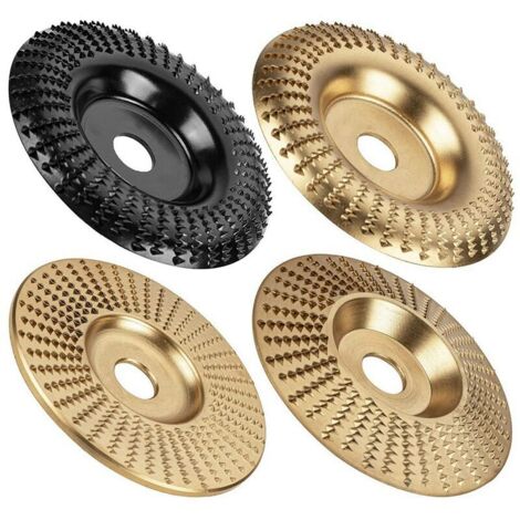 Grinder Accessory, 4 Piece Angle Grinder Wood Carving Disc Set, Wood ...