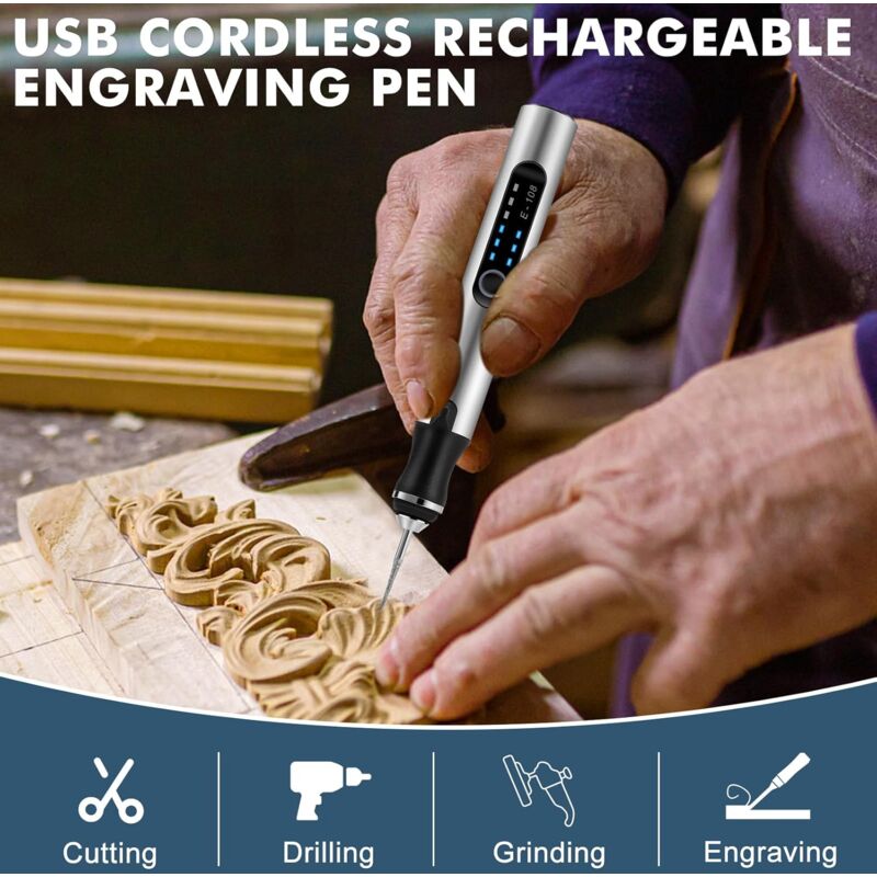 USB Rechargeable Electric Engraver USB Rechargeable Engraving Pen ...