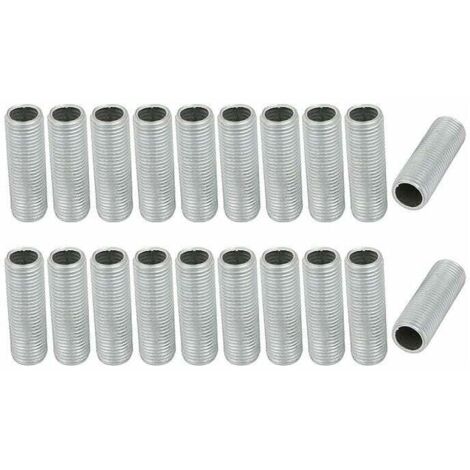 Lamp Tube Nipple M10 Thread 30mm Surface Length Hollow Threaded Rod for ...