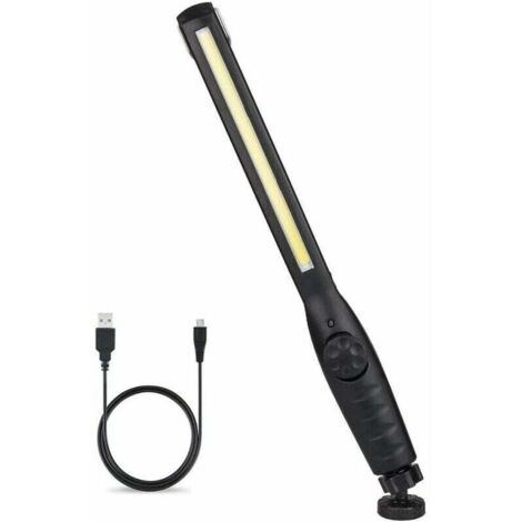 Construction site hand lamp USB rechargeable work light COB inspection ...