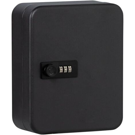 Jalleria lockable key box with digital code, 20 numbered hooks, sheet ...