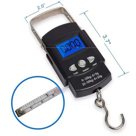 Fishing Scale, Electronic Hook Scale, Digital Electronic Scale, LCD ...