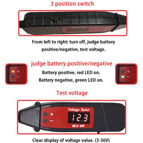 3-36V Automotive Circuit Test Pen, Car Test Lamp, Vehicle Voltage ...