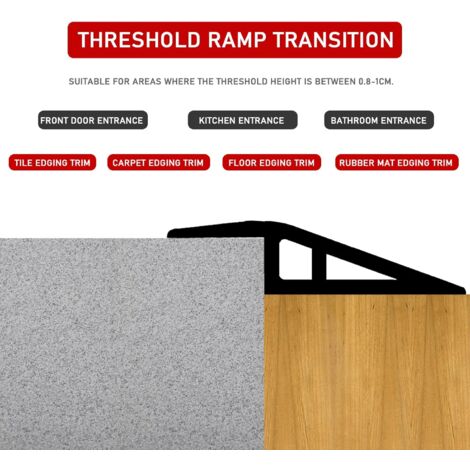 PVC Threshold Ramps, Threshold Bar, Threshold Reducers, Self-Adhesive ...