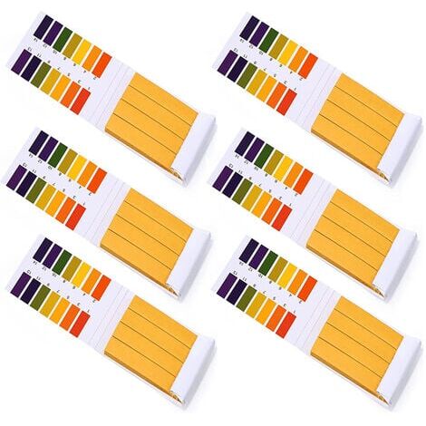 pH Test Strips, 480 pH Value Test Strips, Measuring Range 1-14, Litmus ...
