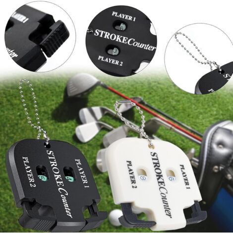 Pieces Golf Score Counter, Golf Score Counter with 2 Carabiners, Shot ...