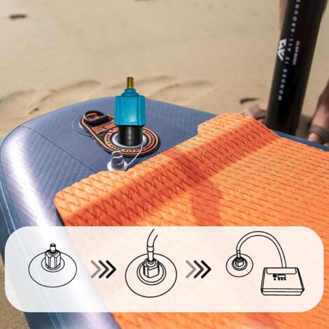 Inflatable Valve Adapter, Air Valve Nozzle Adapter, with 4 Nozzles Sup ...