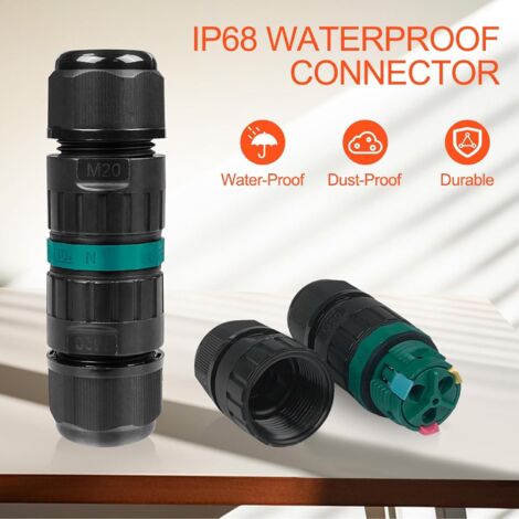 Pack 3 Wire Waterproof Connector, Waterproof Wire Connectors ...