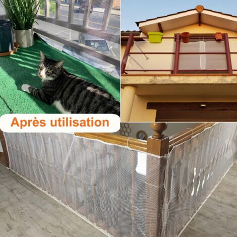 Child Safety Net - Durable Balcony Protection Net, Easy to Install and ...