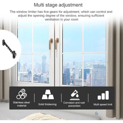 Window Stops, 2-Piece Lockable Window Stops, Window Stops, Multi-Level ...
