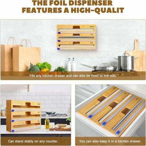 Aluminum foil dispenser store