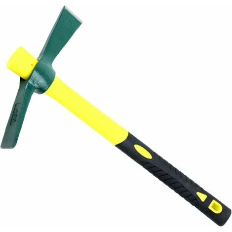 GABRIELLE Hoe Micro Pickaxe Axe Tool Gardening Weeding Mini Pickaxe Steel Fiberglass Handle Tree Pickaxe Pickaxe Garden and Farm Tool 38.5 x 22.5cm