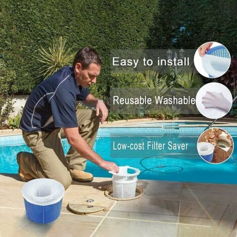 GABRIELLE Pack of 30 filter socks for underground and above-ground ...