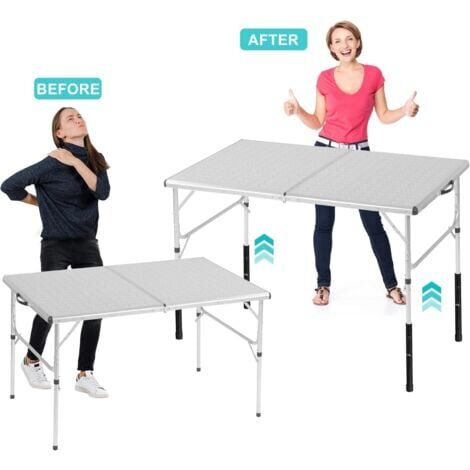Folding table extension store