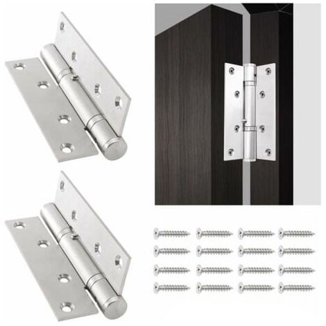 5" Stainless Steel Automatic Door Closer, Hydraulic Buffer Positioning ...