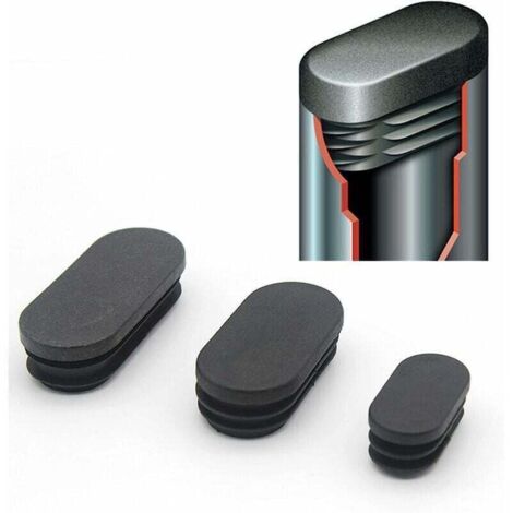 Plastic caps for furniture legs, oval caps for chair legs, plastic caps ...
