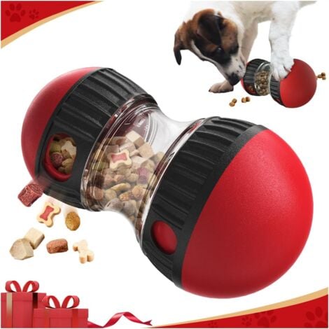 Interactive Dog Feeder Toy Dog Enrichment Toy Slow Feeder Toy for Dog Mental Stimulation Treat Puzzle for Dog Entertainment Food Dispenser Dog Toy