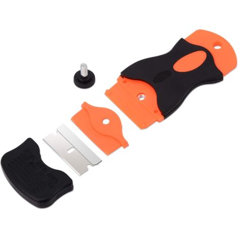 Pack Ceramic Scraper Set with 20 Plastic Scrapers and 20 Metal Blades ...