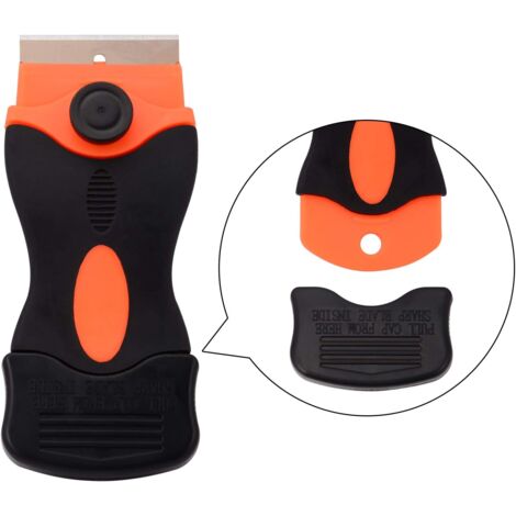 Pack Ceramic Scraper Set with 20 Plastic Scrapers and 20 Metal Blades ...
