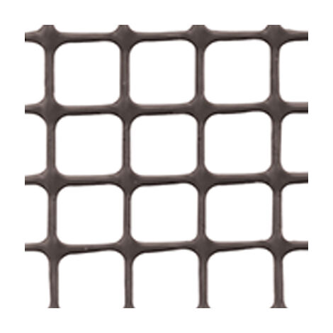 RETE PLASTICA BALCONE QUADRA ANTRACITE MM 10X10 - 15m x 1m