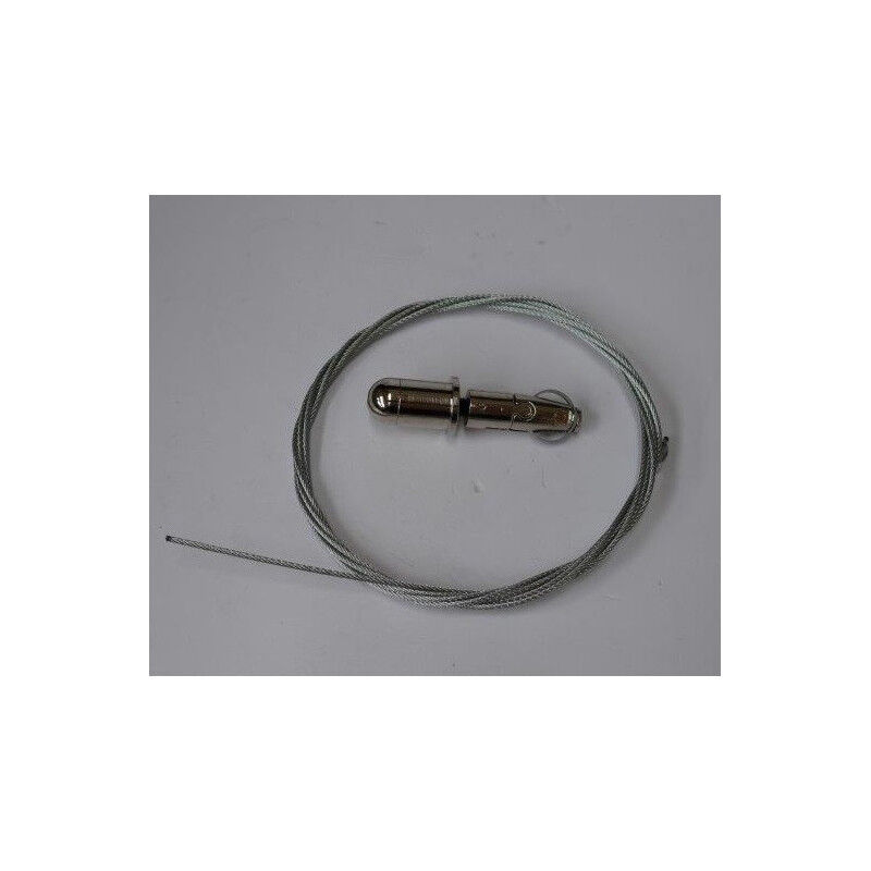 Kit de suspension réglable câble 2 mètres + accessoires pour rail ...