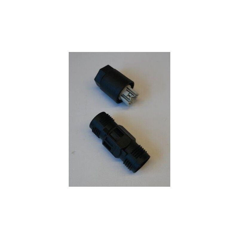 Prolongateur de câble noir 2 pôles + PE 0.5-1.5mm² 690V 17.5A ecrou ...