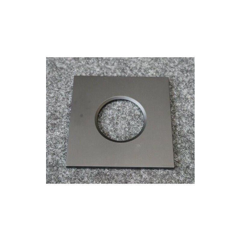 Collerette noire carrée 85x85mm à équiper pour spot encastré série ...