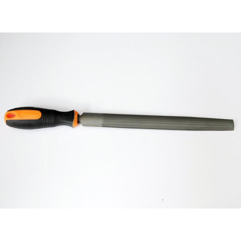 Lime métal demi ronde douce largeur 25mm longueur 250mm manche bi ...