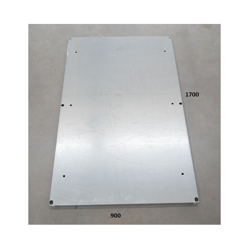 Platine métallique pleine 1700x900mm acier galvanisé pour coffret ...