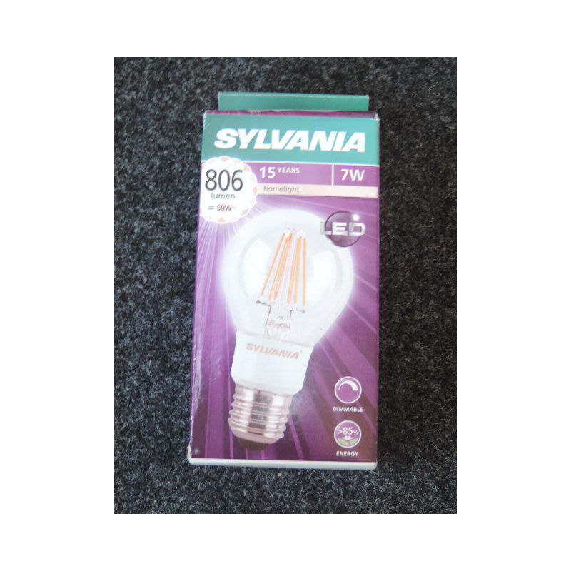 Ampoule LED 7W retro ronde A60 2700K 806lm culot E27 230V non-dimmable Toledo Retro Sylvania