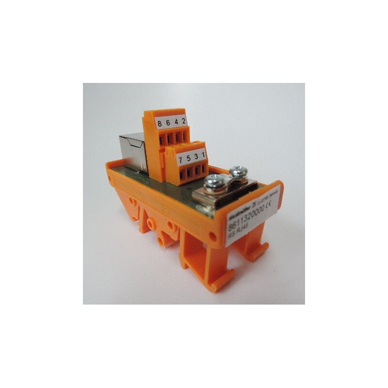 Module d'interface avec bloc de jonction et connecteur débrochable RJ45 ...