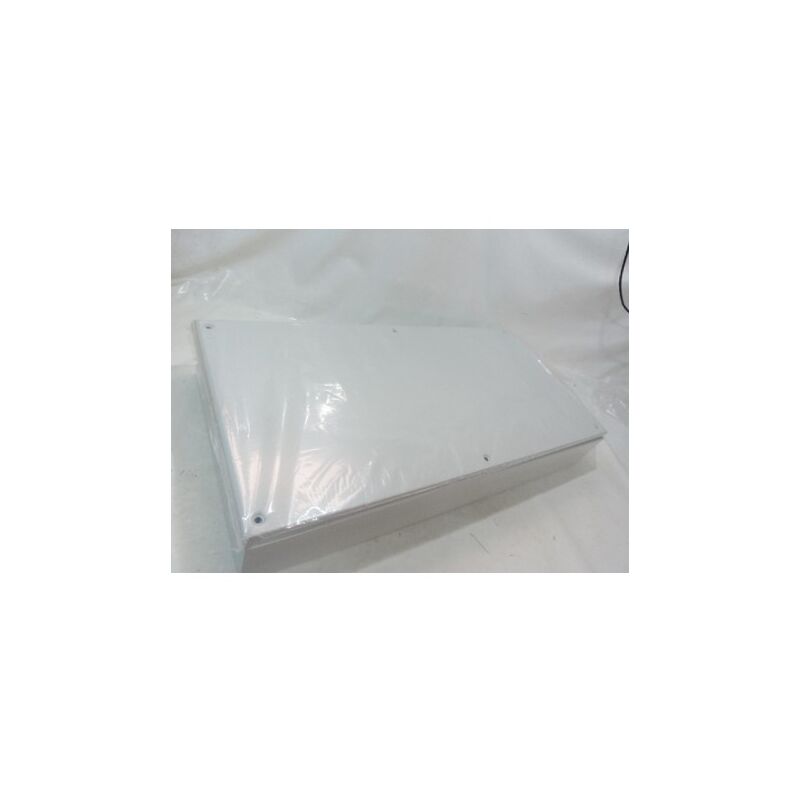 Boite acier 400x800x120mm grise avec couvercle plein étanche IP66 ...