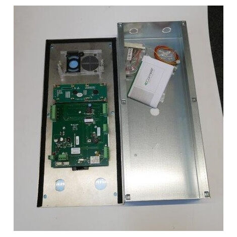 Platine de rue inox MH + 1250IV 405x180x55mm pour groupes audio-video ...