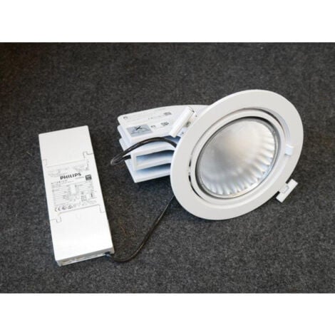Spot encastre extractable blanc rond Ø 193x156mm LED 22.5W 2200K 1850lm ...
