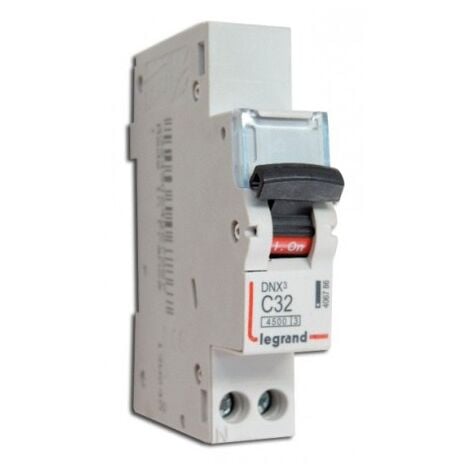 Disjoncteur Phase+Neutre DNX³4500 6kA arrivée borne automatique sortie borne à vis - 1P+N 230V ...