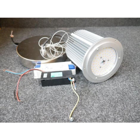 Suspension industrielle LED 55W 4000K 6800lm alim 230V (diffuseur non ...